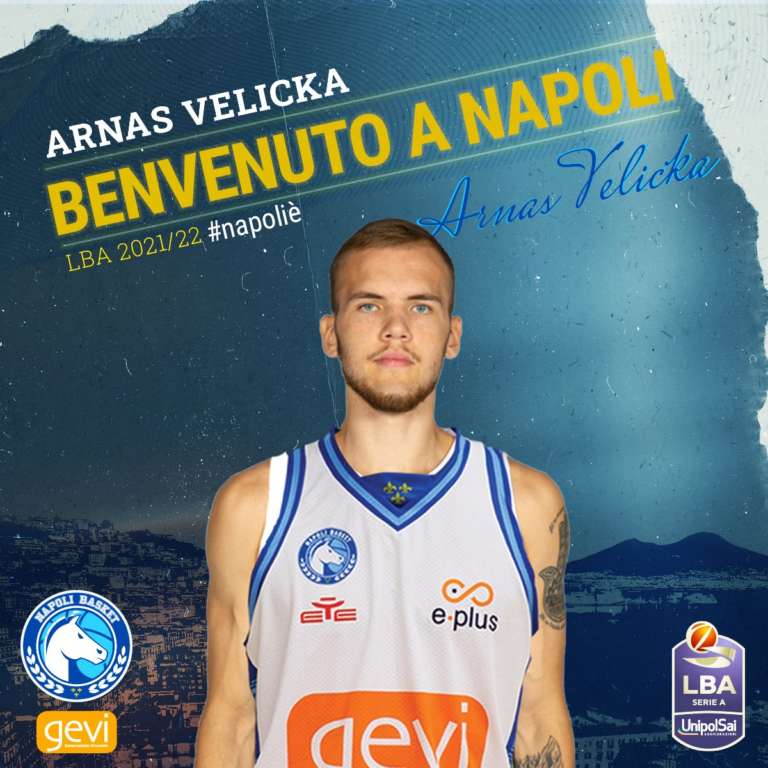 Gevi Napoli Basket : Ingaggiato il play lituano Arnas Velicka - Sportando Gevi Napoli Basket : Ingaggiato il play lituano Arnas Velicka - Sportando